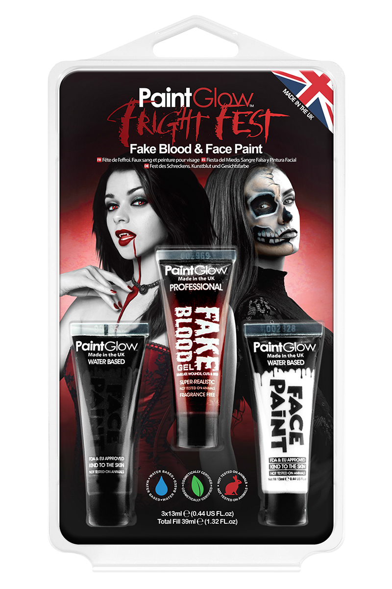 Fright Fest Kunstblut + Make-Up Set | Abaddon Mystic Store