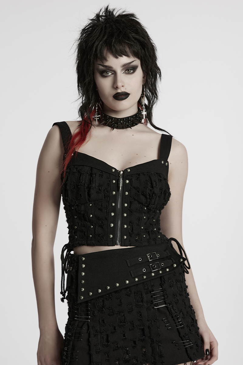 Punk Rave Top Apocrypha | Abaddon Mystic Store